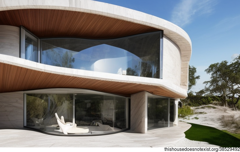 The Beach House - Architecture Ideas - Designed by AI